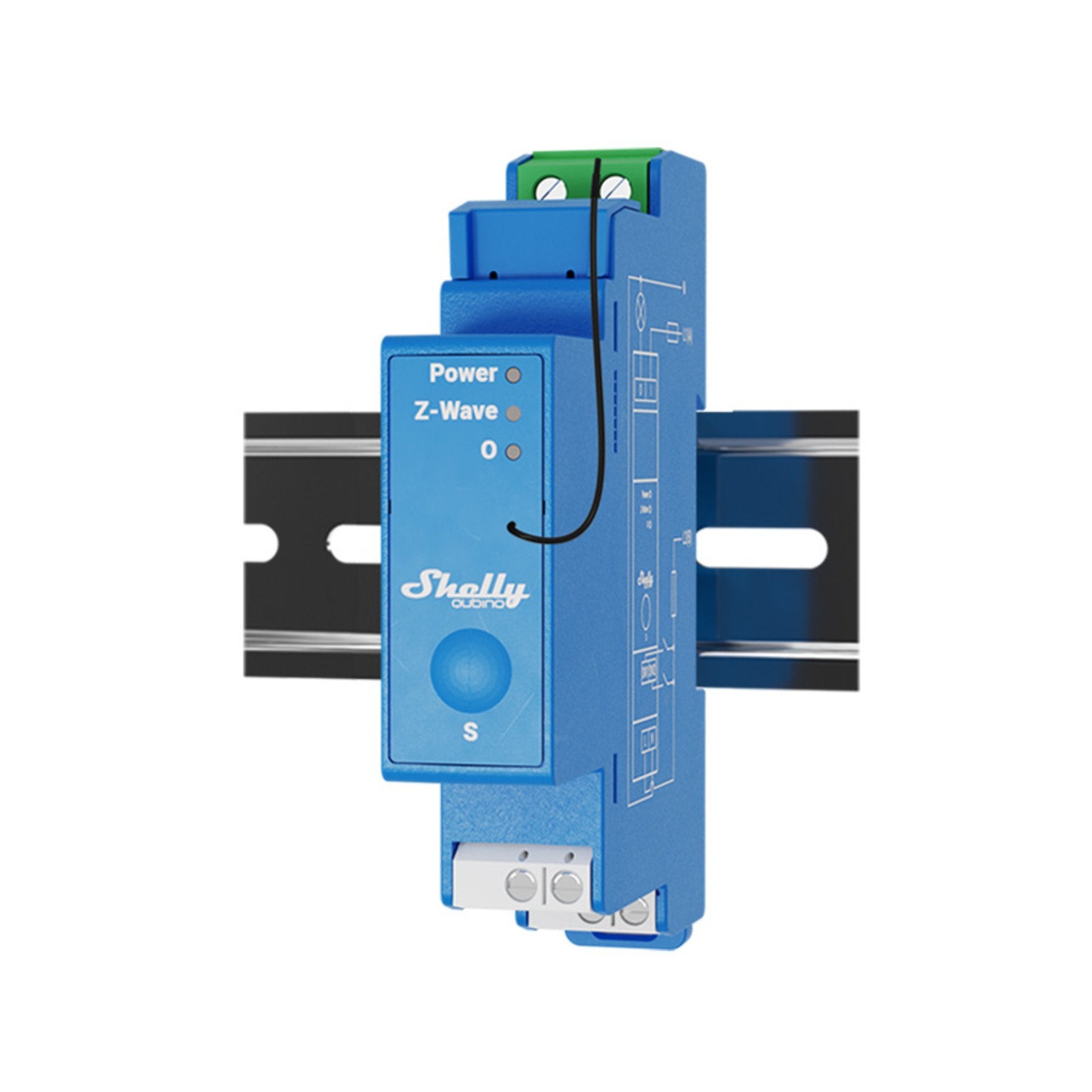 Shelly Qubino Wave Pro 1 Z-Wave Smart Switch DIN-Rail – Parts To You